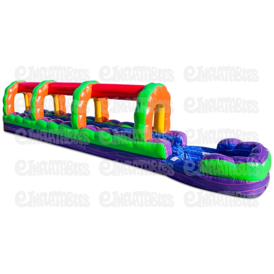 Water Slides Bermuda Single Lane Run N Splash is an inflatable ...